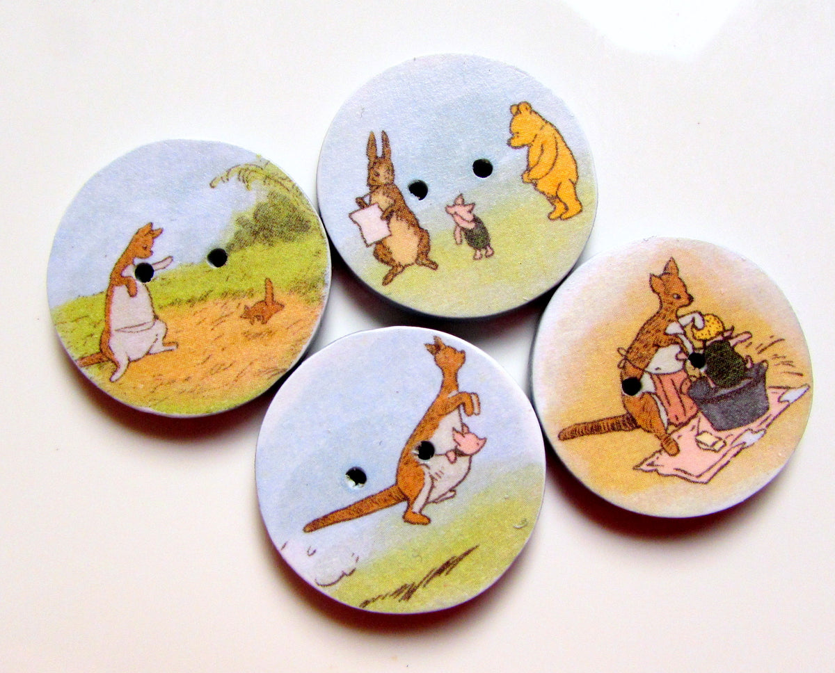 Winnie The Pooh - In Which Kanga and Baby Roo Come to the Forest, and ...