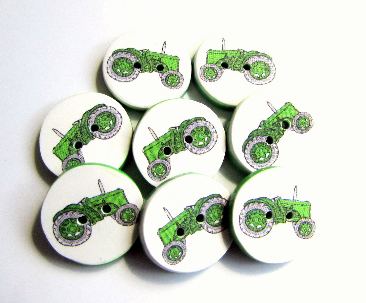 Tractor Buttons – Ginger Mint Collection