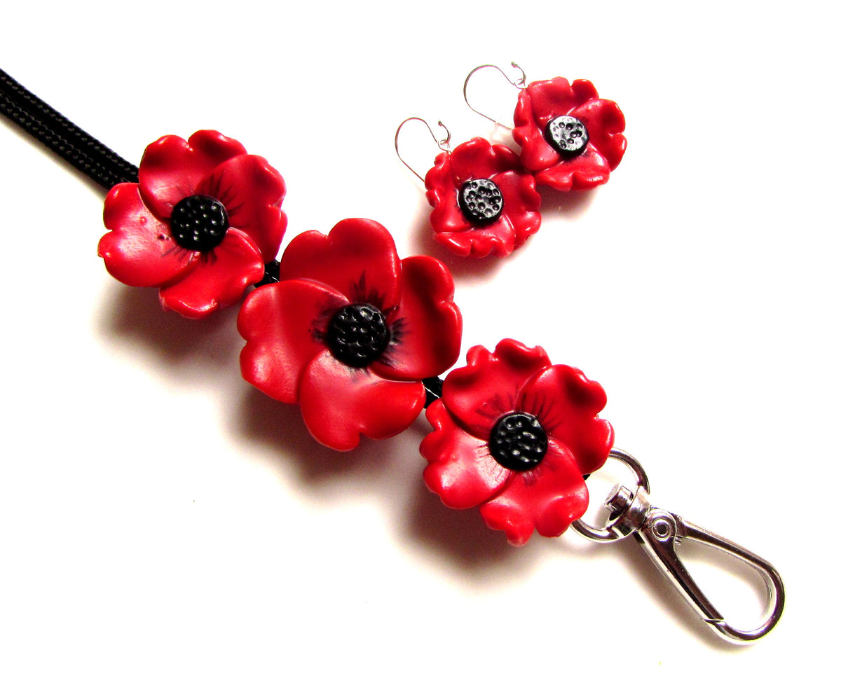 Poppy Lanyard – Ginger Mint Collection